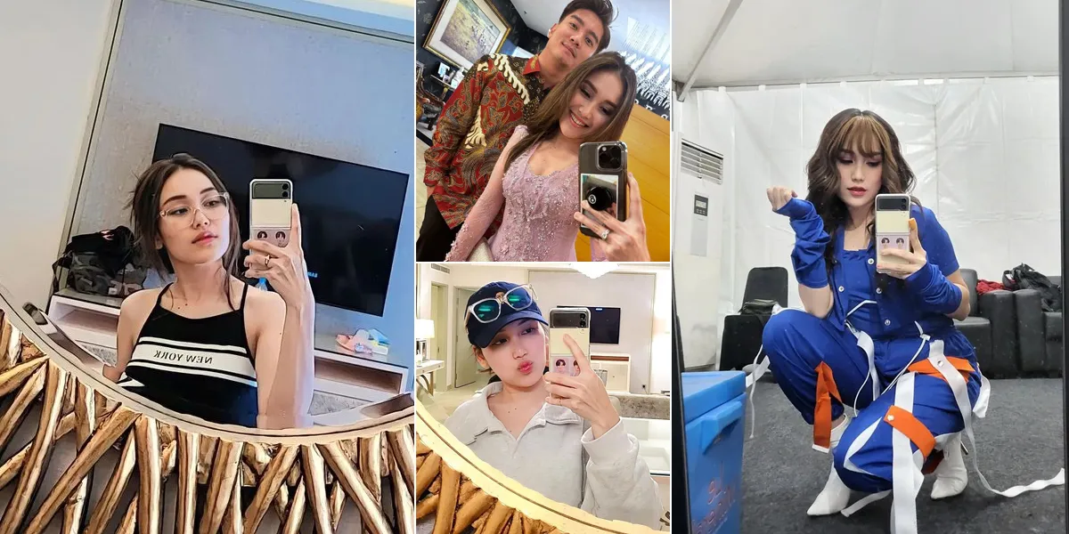 8 Potret Mirror Selfie Ayu Ting Ting yang Makin Cantik Bak Idol K-Pop ...