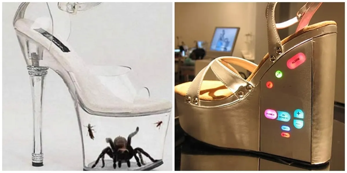 8 Sepatu Tinggi Yang Nggak Usah Kamu Pakai, Desainnya Aneh Banget ...