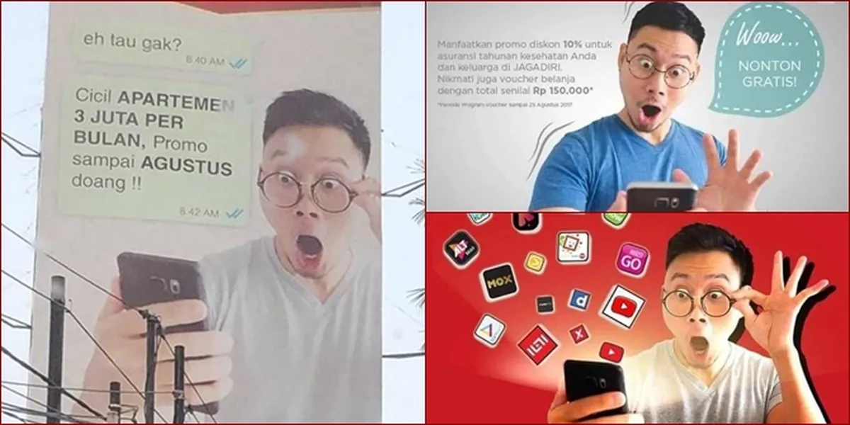 9 Foto Iklan Pria Terkejut yang Viral, Ternyata Model Thailand ...