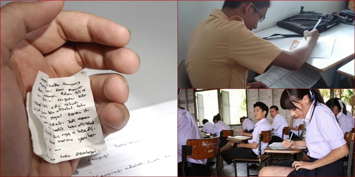 Berbagai Teknik Nyontek Saat Ulangan, Kamu Pasti Pernah Nyoba ...
