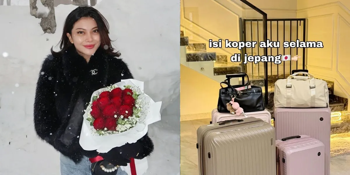 Bongkar Isi Koper Hanum Mega Selama Liburan di Jepang, Isinya Mulai ...