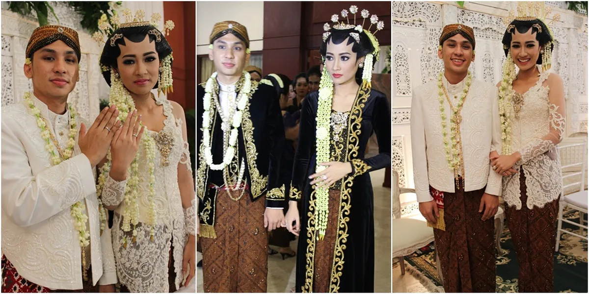 Dari Putih ke Hitam, Intip Prosesi Cantik Pernikahan Niken Anjani ...