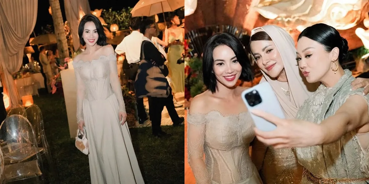 Dikabarkan Dekat dengan Ari Lasso, 7 Potret Dearly Djoshua di Pernikahan Luna Maya - Foto Bareng ...