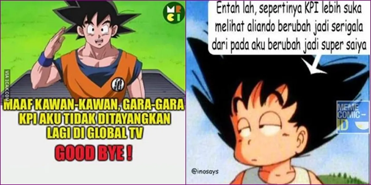 Dragon Ball Dihentikan KPI, Meme-Meme Ini Bukti Protes Netizen ...