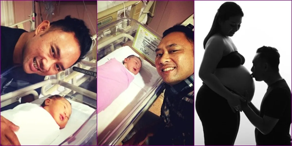 Foto Anak Kedua Ronal Surapradja Yang Baru Lahir - KapanLagi.com