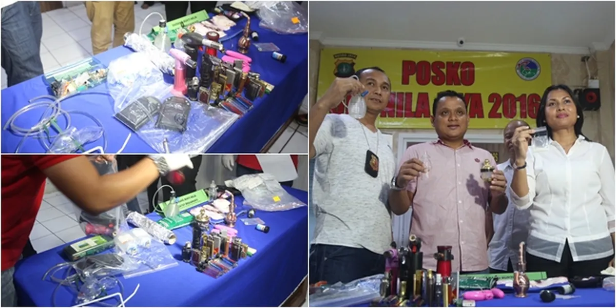 Foto-Foto Barang Bukti Aa Gatot Brajamusti Gunakan Narkoba - KapanLagi.com