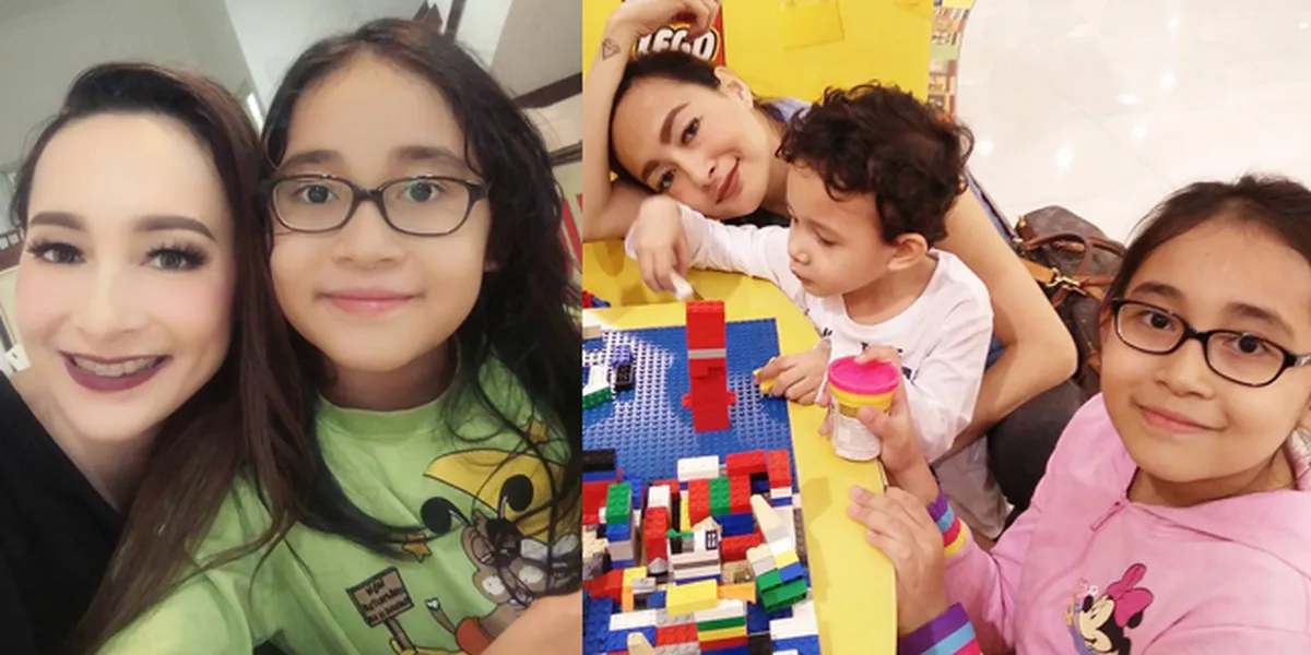 FOTO: Kompak, Kedekatan Dewi Rezer dengan 2 Anaknya Pasca Cerai ...