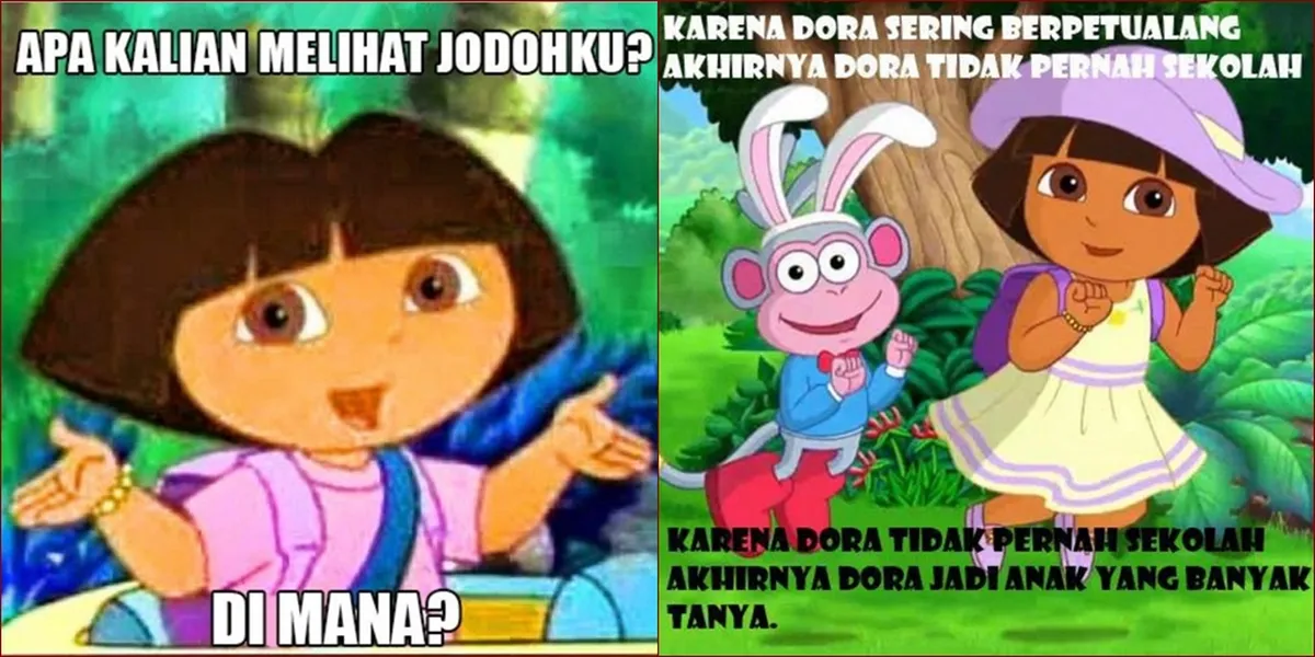 FOTO: Kumpulan Meme Dora the Explorer Yang Bikin Ngakak Maksimal ...