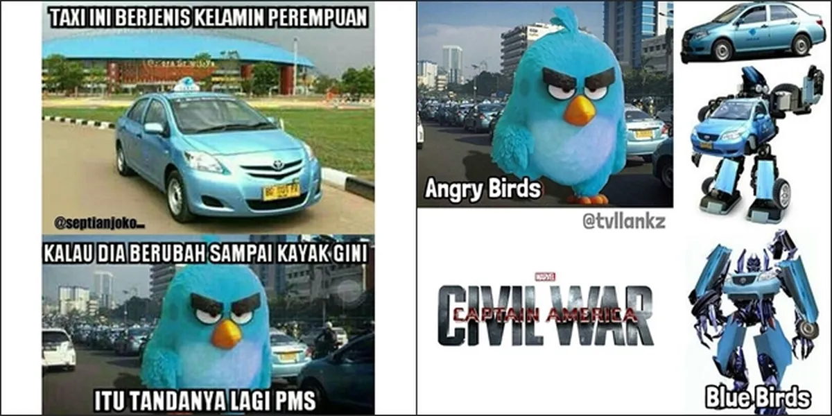 FOTO: Meme-Meme Demo Taksi Anarkis Ini Dijamin Hilangkan Stress ...