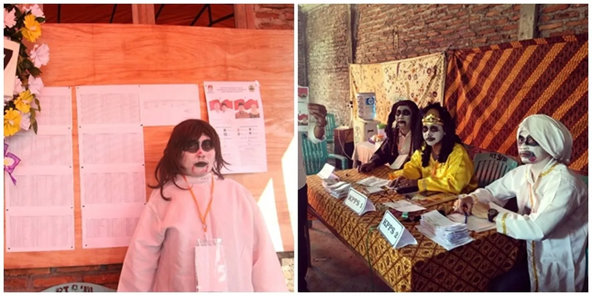 FOTO: TPS Paling Seram Se-Indonesia, Yang Jaga 'Hantu' Semua ...