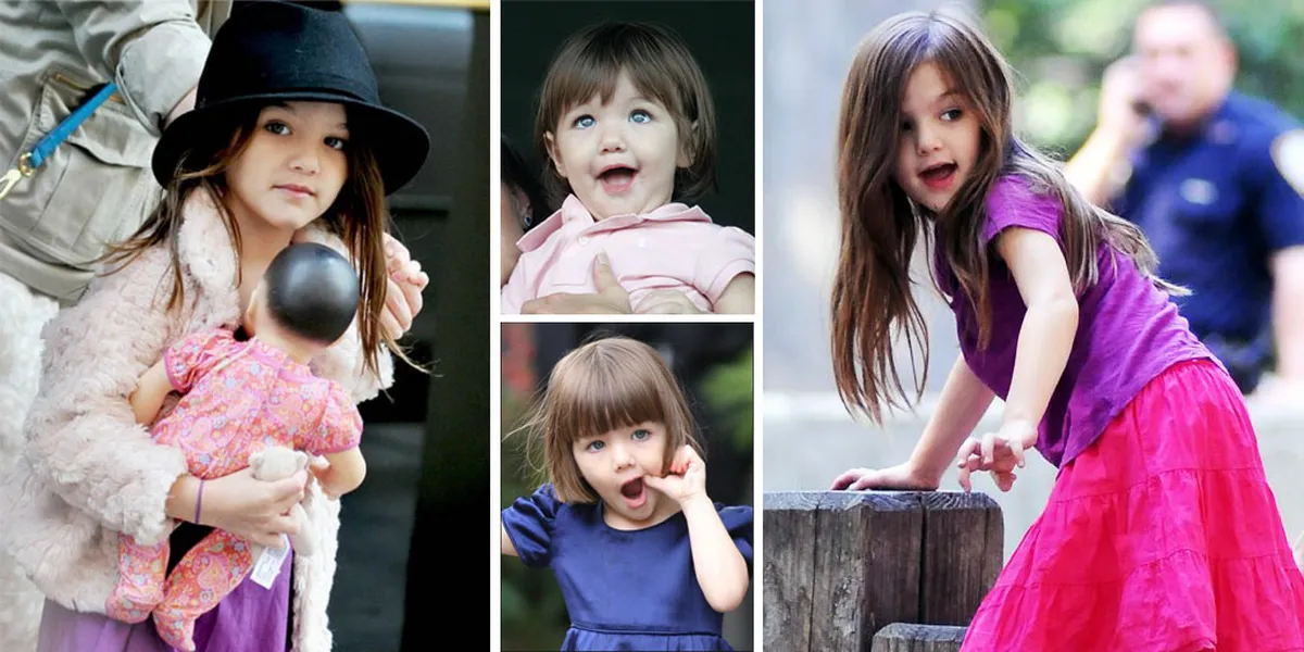 Gaya Rambut Suri Cruise Sejak Balita Hingga Kini, Super Cute ...