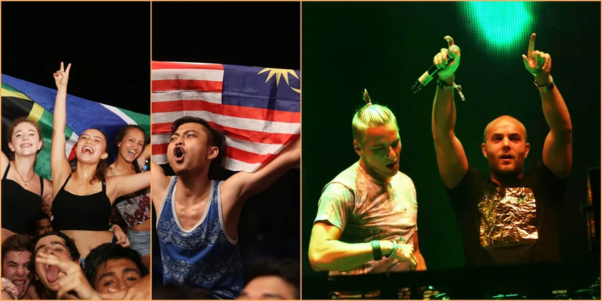 Heboh dan Panas DWP 2014, Perang Bendera Berbagai Negara! - KapanLagi.com