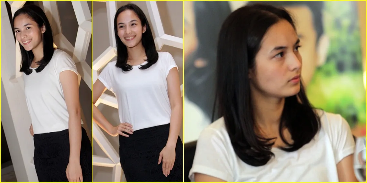 Hitam Putih Cantik Chelsea Islan Kenalkan Film MIMPI SEJUTA DOLAR ...