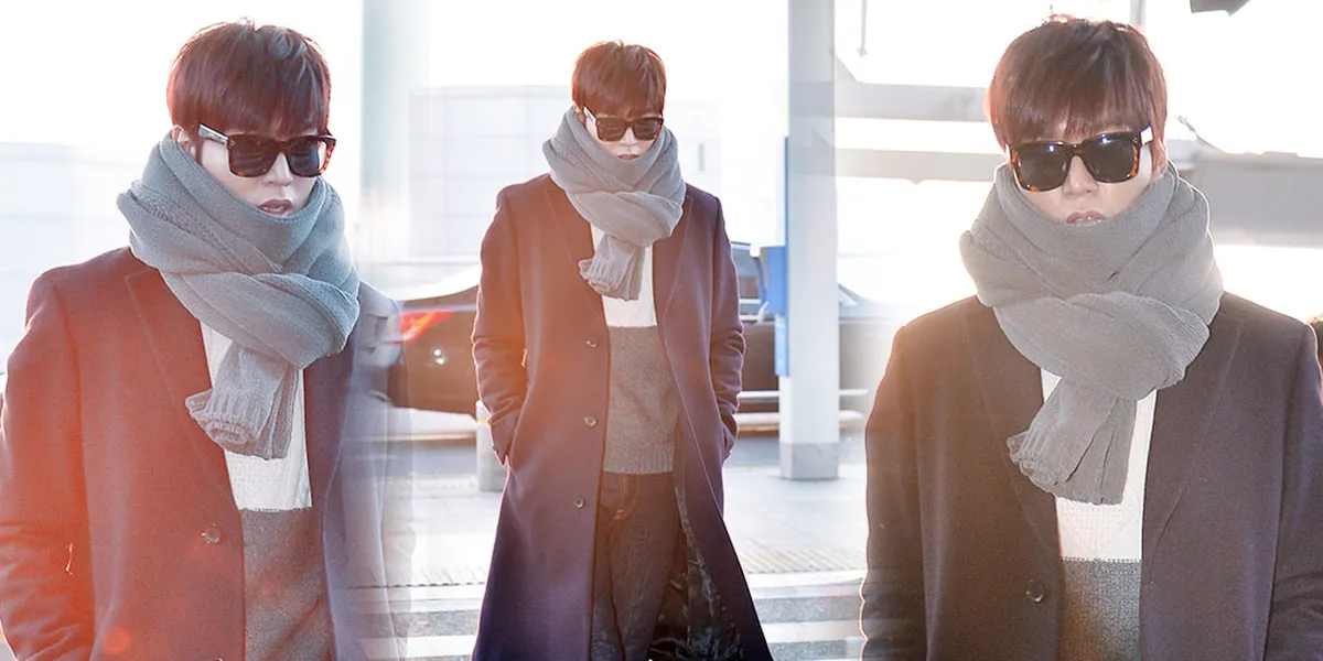 Jalan di Bandara - Seolah Lee Min Ho Lagi Syuting Drama - KapanLagi.com