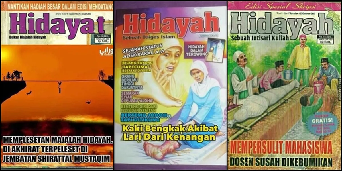 Kocak, Foto Meme Plesetan Majalah Hidayah Ini Bikin Perut Kram ...