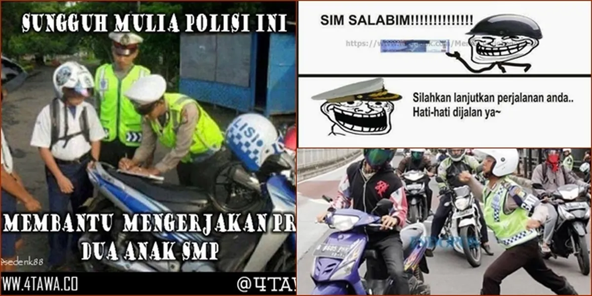 Kumpulan Meme Polisi Kocak Yang Bikin Ngakak Guling-Guling - KapanLagi.com