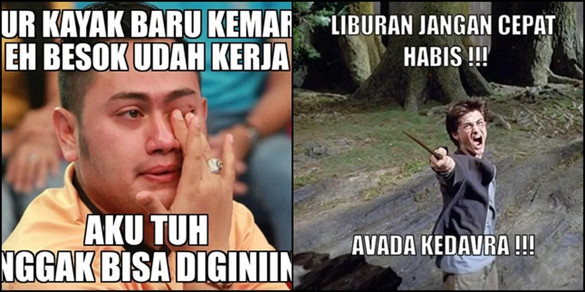 Liburan Sudah Habis, Meme-Meme Konyol Ini Mewakili Suara Hatimu ...