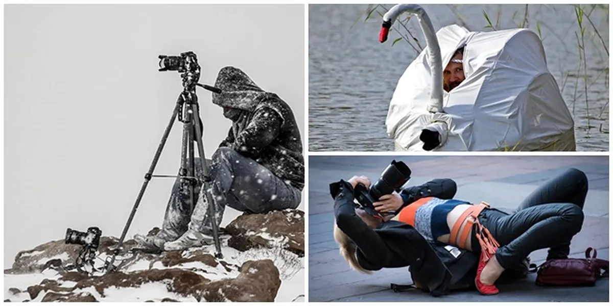 Mengangkang Sampai Menyamar, Ini Gaya Fotografer Paling Ciamik ...