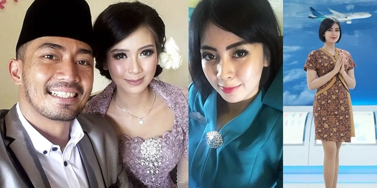 Mengenal Arfita Dwi Putri, Pramugari Cantik Istri Yama Carlos ...