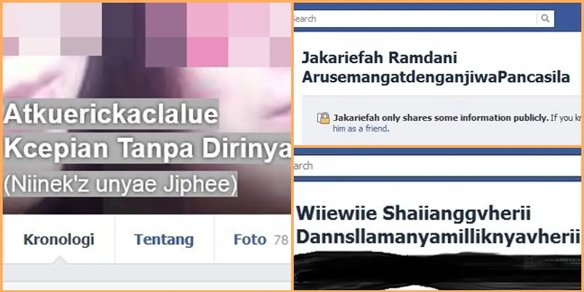 Ngakak! Ini 13 Nama Alay di Facebook Yang Paling Sulit Dimengerti ...