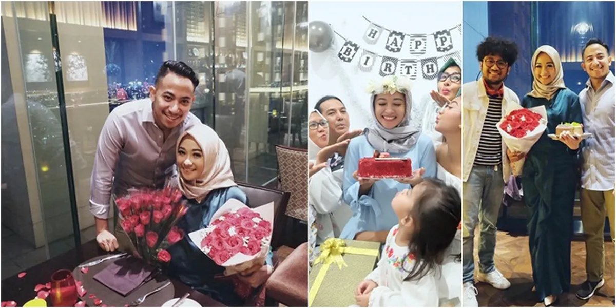 Perayaan Ultah ke-26 Poppy Bunga, Dapat Kejutan Manis Dari Suami ...