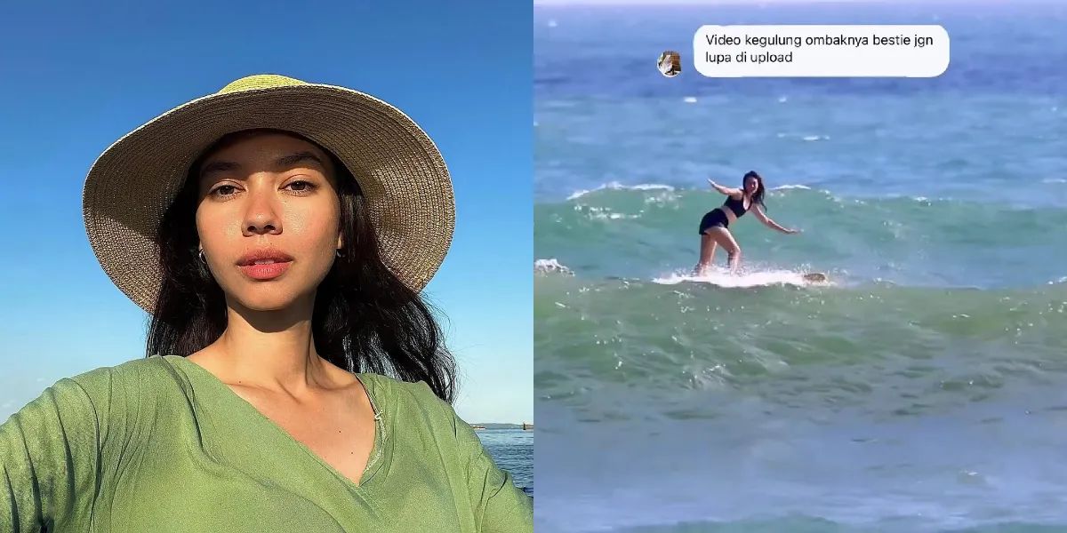 Potret Aksi Yuki Kato Olahraga Surfing, Berkali-kali Kegulung Ombak ...