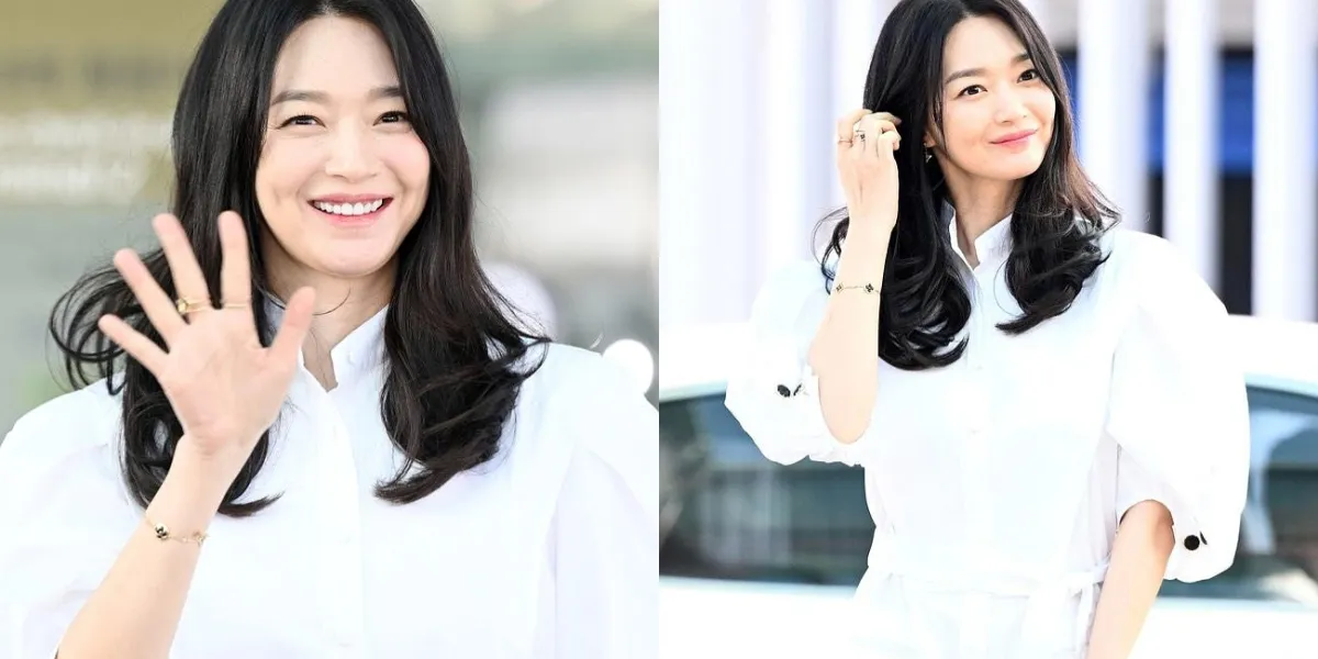 Potret Cantik Shin Min Ah di Bandara International Incheon saat Mau ke ...
