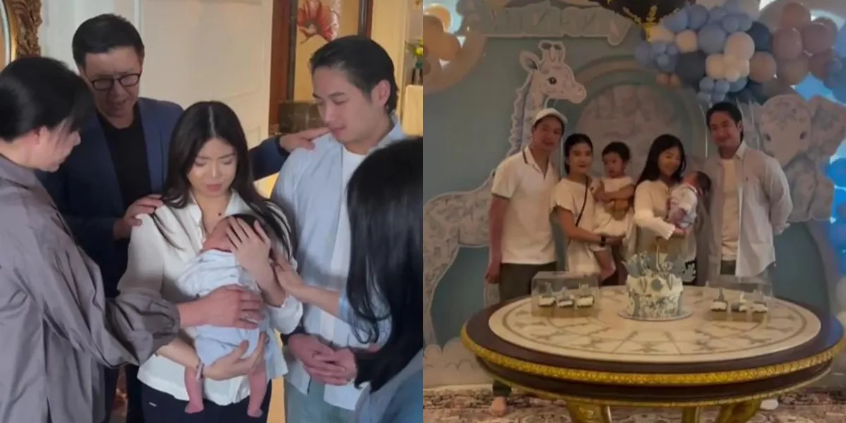 Potret Clarissa Tanoe Rayakan 1 Bulan Usia Baby Charles - Hangat ...