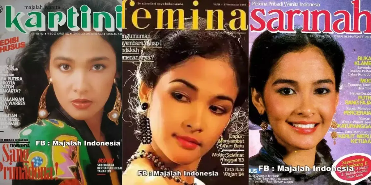 Potret Delly Malik Model Majalah Perempuan Indonesia di Era 80 dan 90an ...