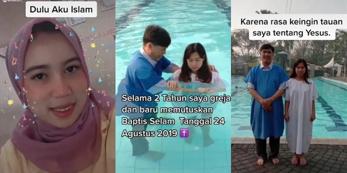 Potret Viral Selpi Rusmiyati Dulu Berhijab Kini Masuk Kristen ...