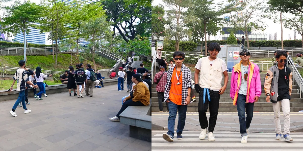 Tak Seramai Dulu, 10 Potret Suasana SCBD Setelah Fenomena 'Citayam ...