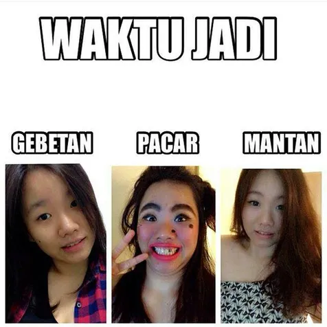 FOTO: Meme Saat Jadi Pacar VS Sudah Mantan Ini Bikin Galau - Plus ...