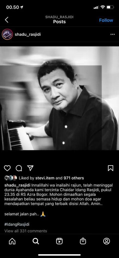 Kondisi Sempat Kritis Dan Jalani Operasi, Musisi Senior Idang Rasjidi ...