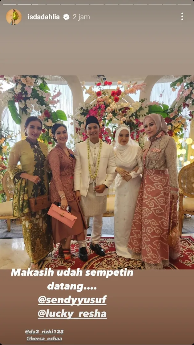 10 Portraits of Rizki DA and Hersa Rahayu's Marriage Contract, Giving 12 Grams of Gold as Dowry ...