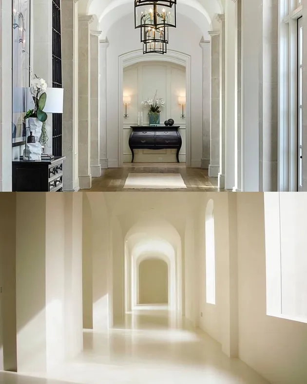 7 Portraits Before - After Kim Kardashian's Luxury Mansion Renovation ...