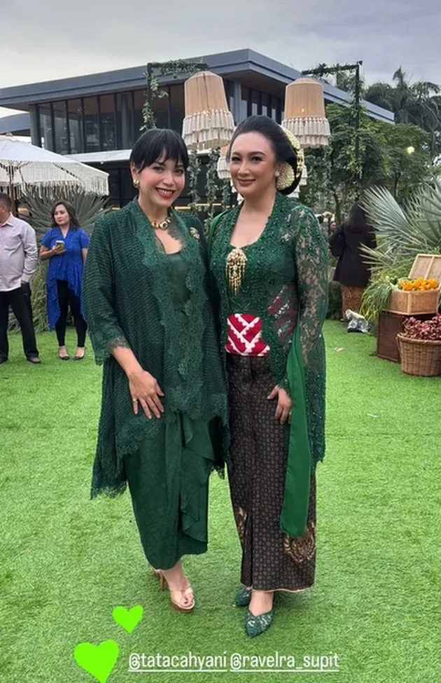The Beauty of Tata Cahyani at Darma Mangkuluhur's Wedding, the Charm of ...