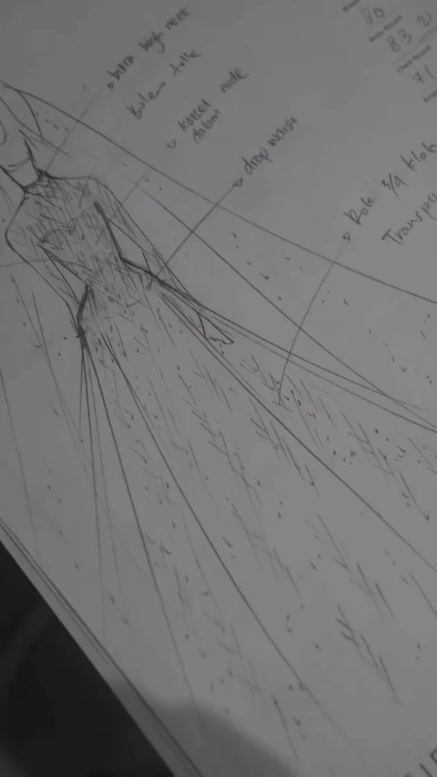 Detail Gaun Ranty Maria Saat Pemberkatan, Konsepnya Quiet Elegance ...