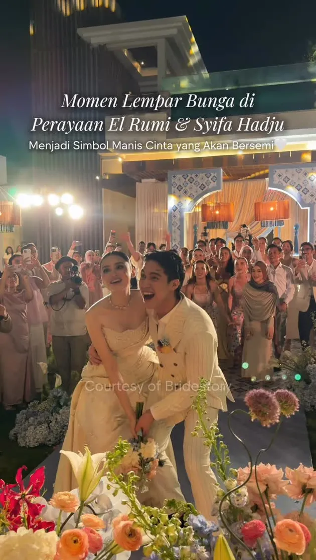 Detik-Detik Elina Joerg Dapat Lemparan Bunga dari Syifa Hadju dan El ...