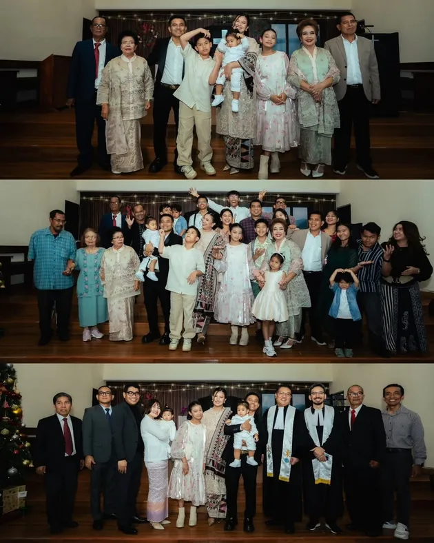 Baptism Moment of Juandeo, Child of Judika and Duma Riris, Full of Joy