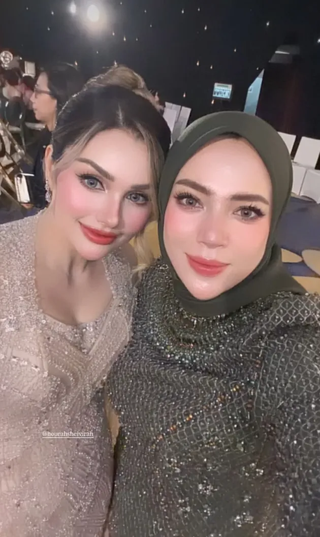 Nurah Syahfirah Accompanies Teuku Rassya at the Wedding, Beautiful