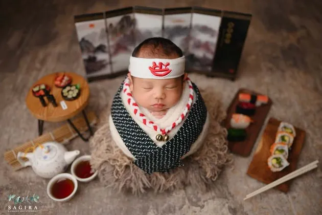 Potret Photoshoot Baby Arash Anak Aaliyah Massaid Saat Newborn yang ...