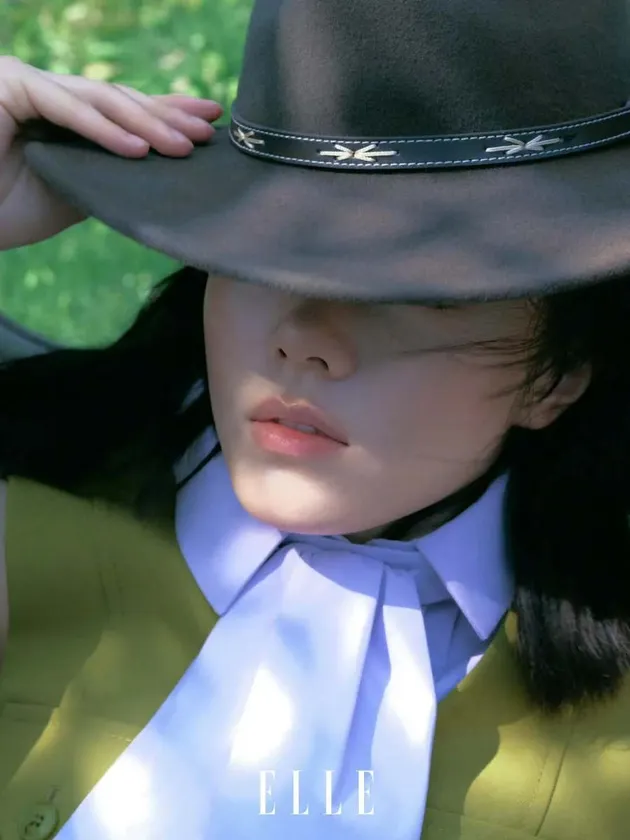 Portrait of Zhao Jinmai for the cover of ELLE China June 2026 edition