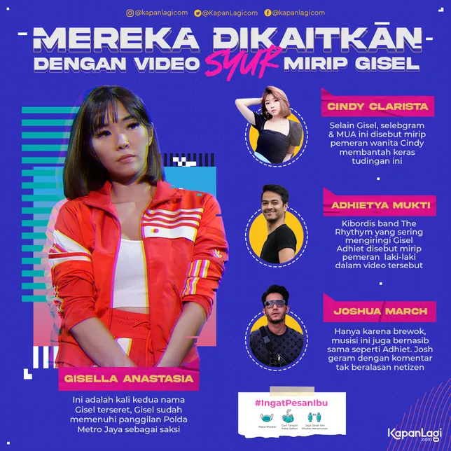 Cindy Clarista - Adhietya Mukti, Mereka yang Dikaitkan dengan Video Syur Mirip Gisel - KapanLagi.com