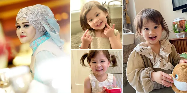 10 Beautiful Photos of Ruby, the Granddaughter of Senior Artist Cut Yanti with a Caucasian Face ...