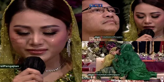 10 Moments of Aurel Hermansyah Full of Tears at Religious Gathering ...
