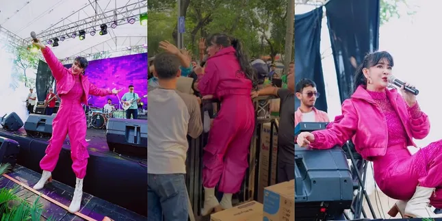 10 Energetic Photos of Uut Permatasari's Performances, Leaning on ...