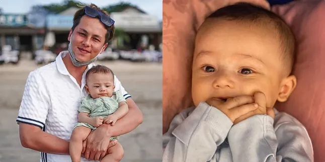 10 Photos of Baby Saka that Resemble Andhika Pratama, Already Has a ...