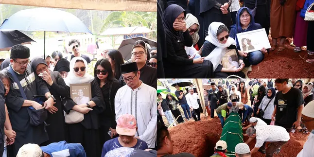 10 Photos of the Funeral Process of Shena Malsiana X Factor Indonesia, Filled with Family's Sobs ...