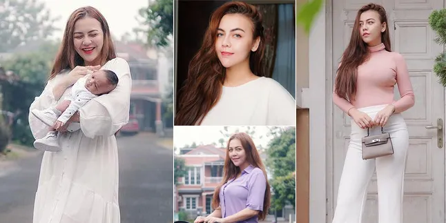 10 Portraits of Queen Rizky Nabila Getting Slimmer After Giving Birth to Baby Nio, Successfully ...