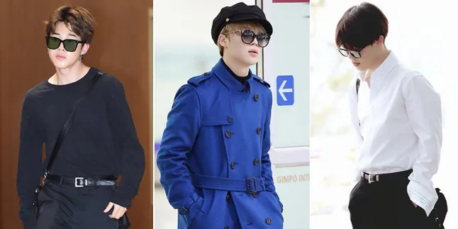 11 Cool Fashion Airport Looks ala Jimin BTS, Stylish & Recognized by ...